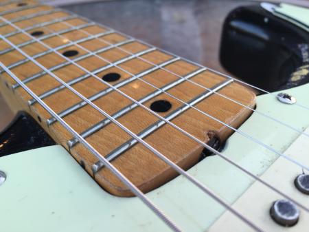 1957 Orig Fender Strat Neck V Shape Profile